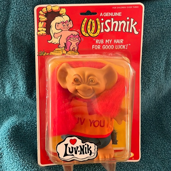 Uneeda | Other | Troll Vintage Wishnik Doll | Poshmark